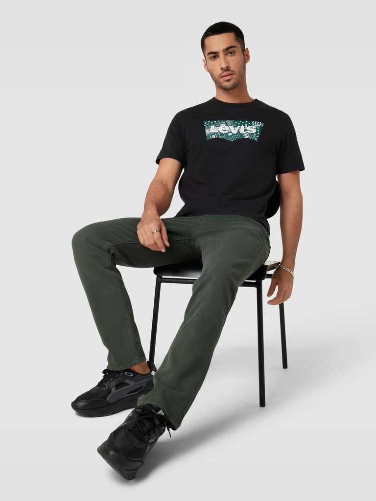 Kup online Levi's® Jeansy z 5 kieszeniami model ‘ALGAE’ (ciemnozielony)