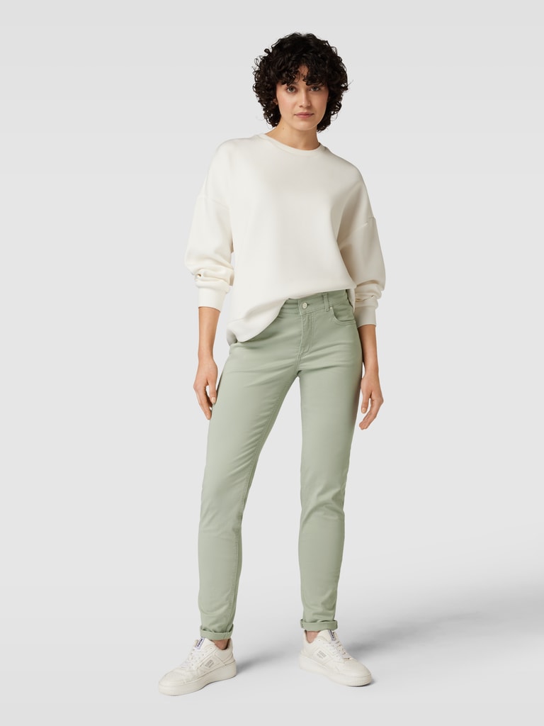 Kup online Angels Spodnie z 5 kieszeniami model ‘CICI’ (trzcinowy)