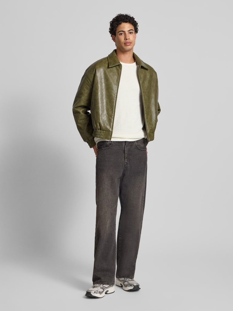 Jack & Jones Strickpullover mit geripptem Rundhalsausschnitt Modell ...