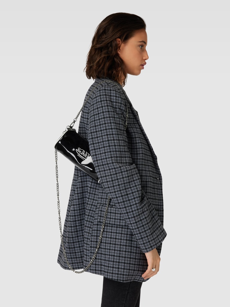 Von Dutch Handtas met labelprint, model 'LESLY' in zwart online kopen | P&C