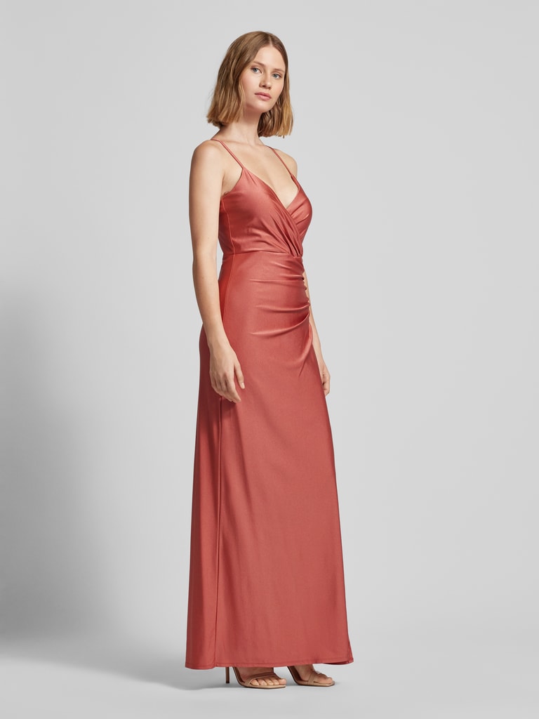 V.M. Abendkleid mit Raffungen (terra) online kaufen