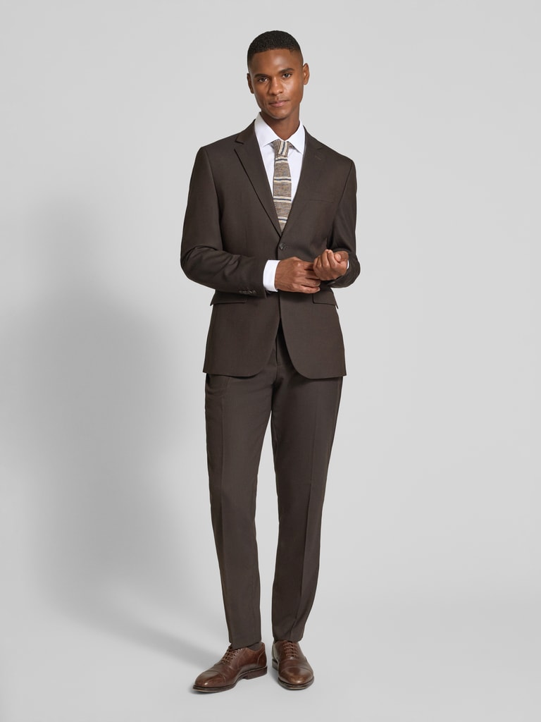 Jake*s Slim Fit Businesshemd aus Baumwolle mit Kentkragen (weiss ...