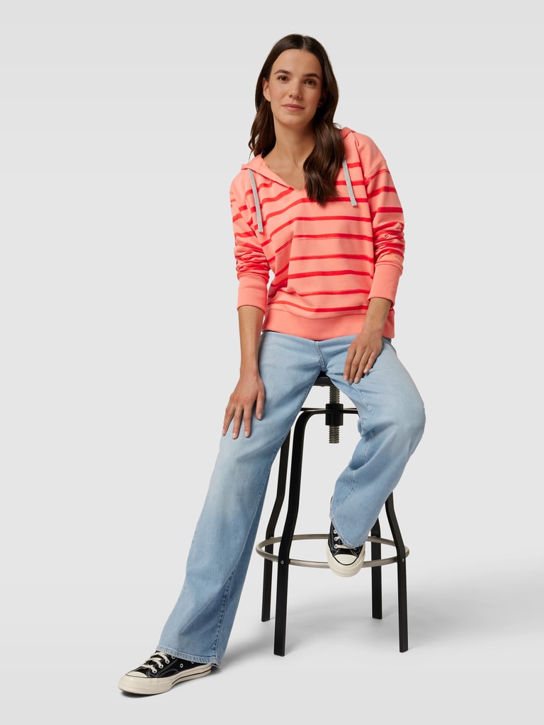 Kup online FIRE + ICE Bluza z kapturem i tunelem model ‘DAWN’ (morelowy)