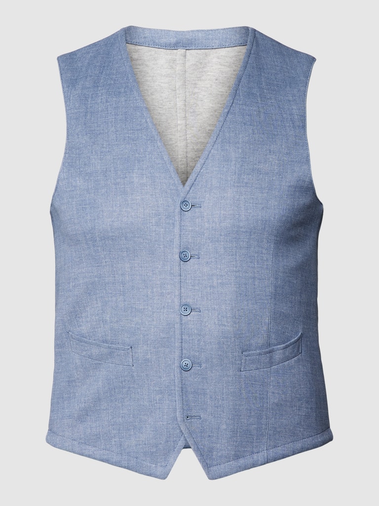 DIGEL Weste mit Leistentaschen Modell 'Erik' (hellblau) online kaufen