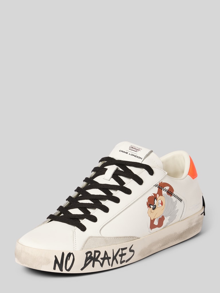 Crime London Sneaker aus Leder mit Looney Tunes®-Print (weiss) online ...