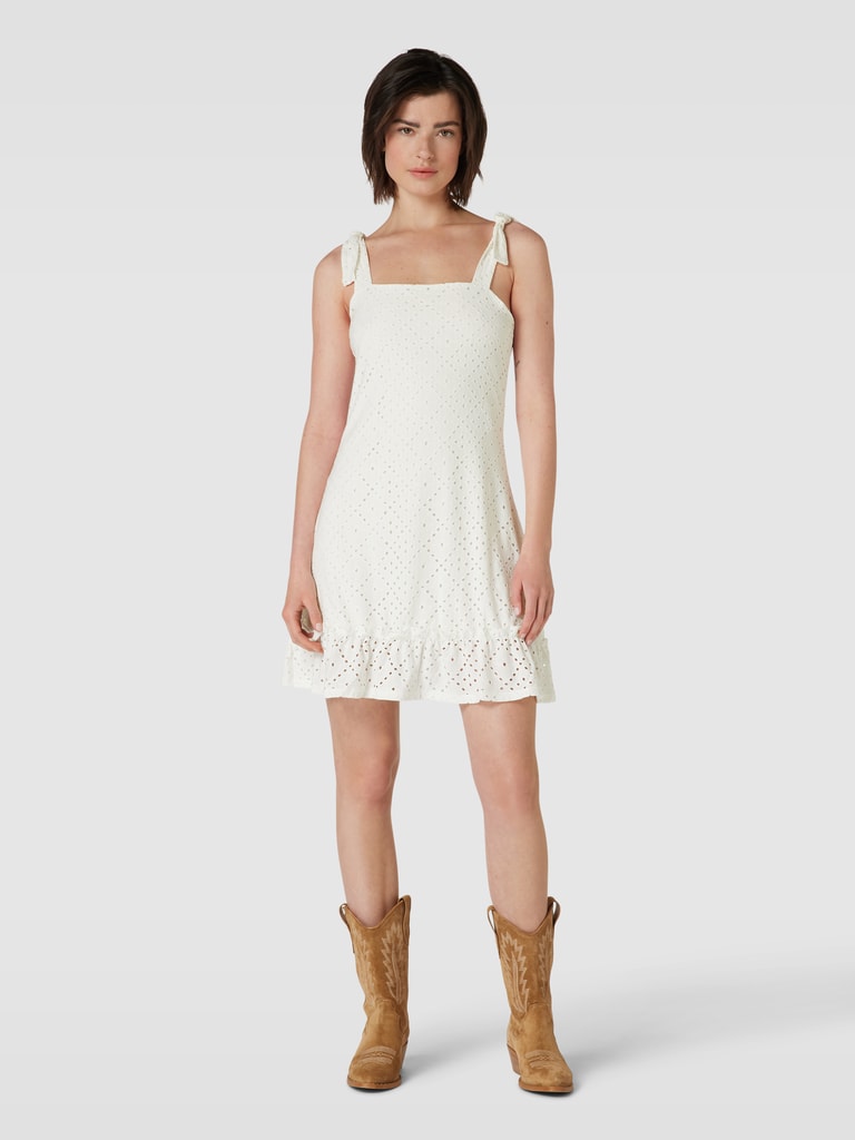 Kup online Vero Moda Sukienka mini z haftem angielskim model ‘TASSA ...