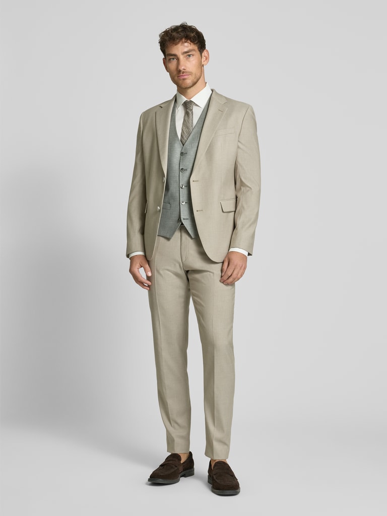 Roy Robson Weste aus Schurwoll-Mix mit Leinen-Anteil (lind) online kaufen