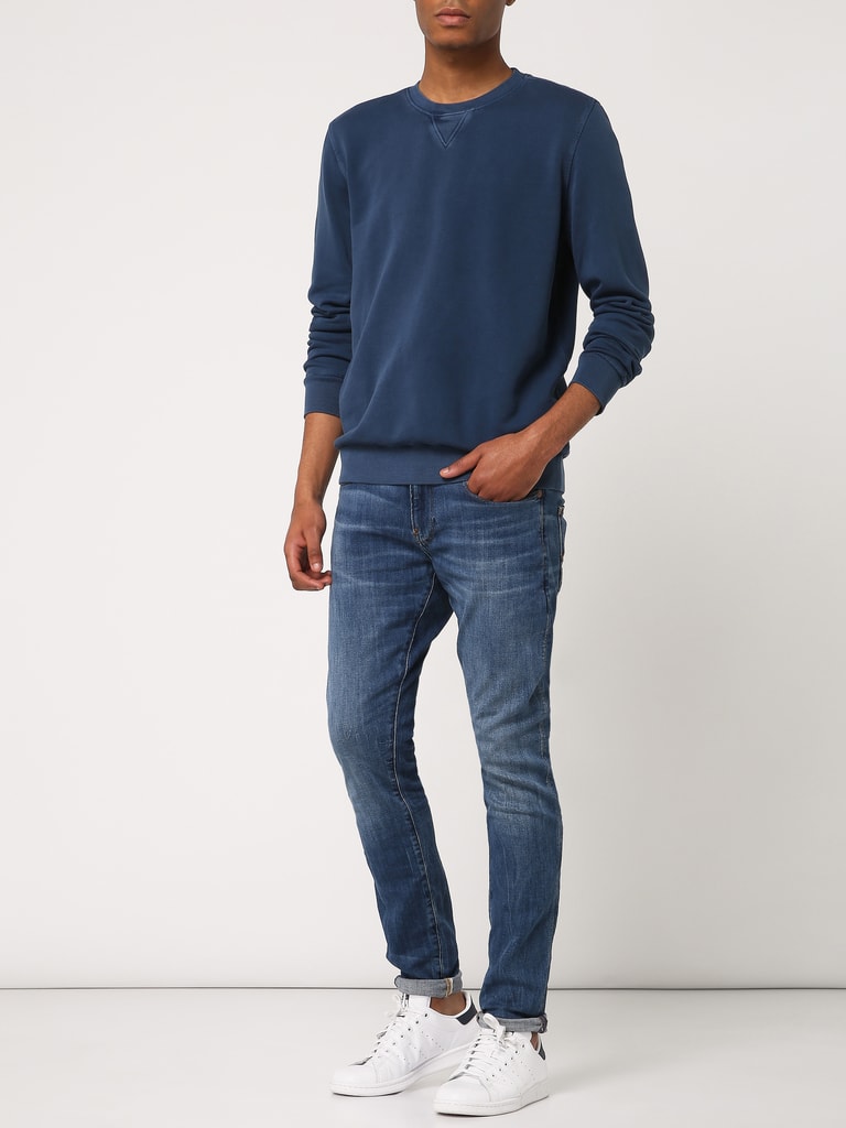 Marc O'Polo Sweatshirt aus Organic Cotton (marine) online kaufen