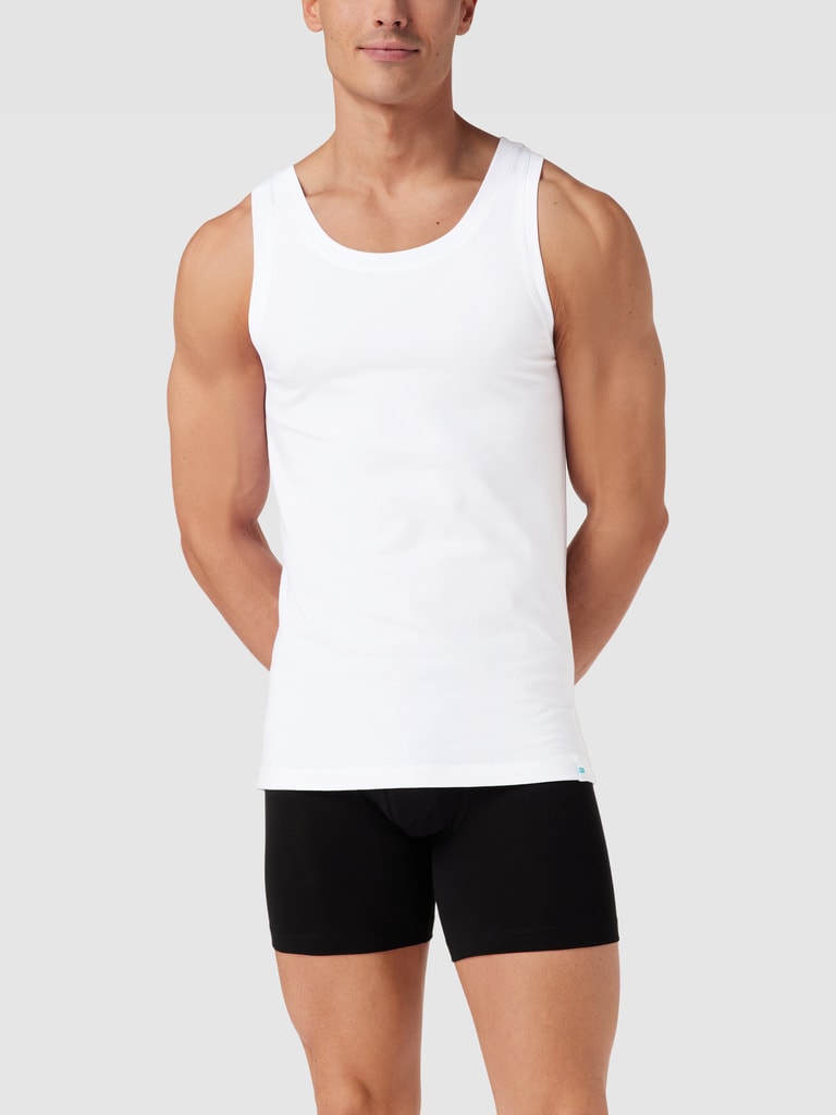 Schiesser Tank Top mit breiten Trägern Modell 'Long Life' (weiss ...