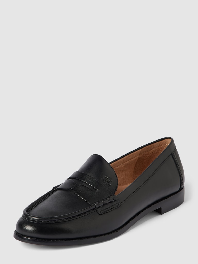 Lauren Ralph Lauren Penny-Loafer aus Leder mit Label-Detail Modell ...