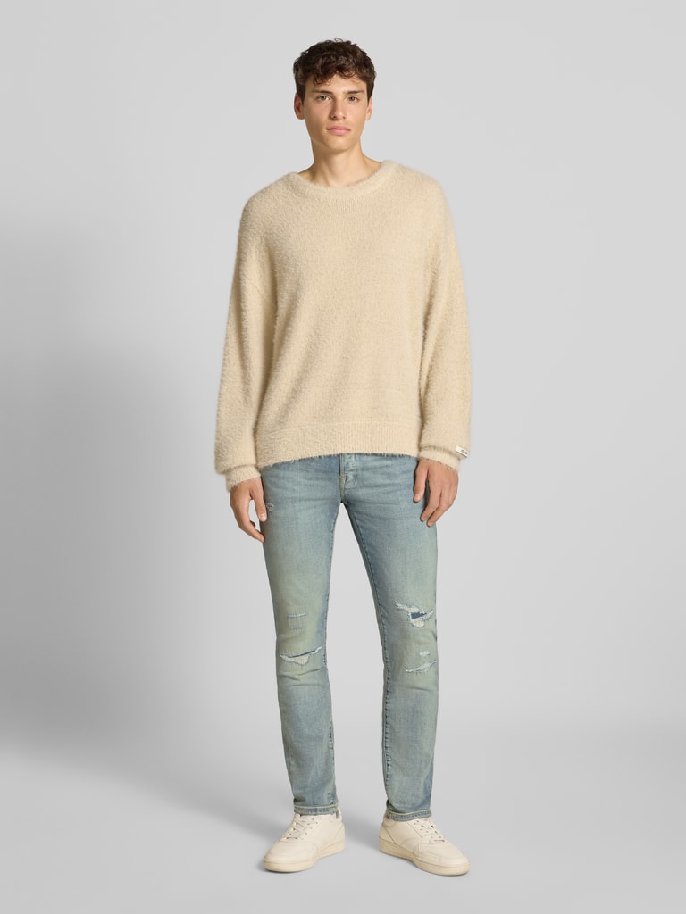 Jack & Jones Slim Fit Jeans in Ripp-Optik Modell 'Glenn' (jeansblau ...