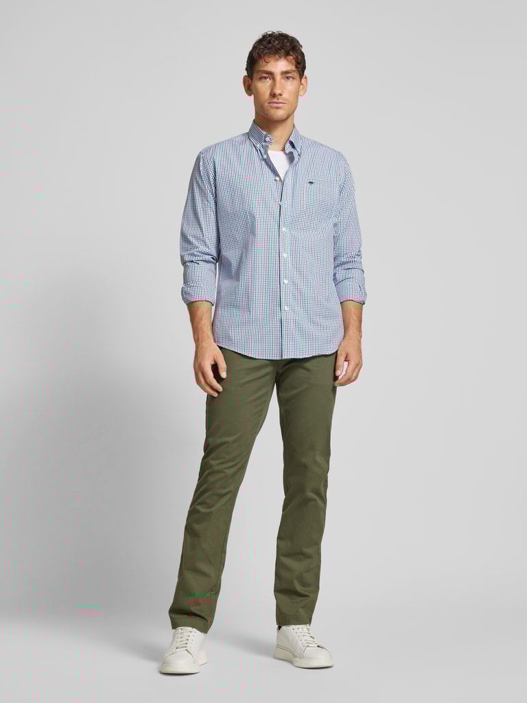 Fynch-Hatton Freizeithemd mit Knopfleiste (royal) online kaufen