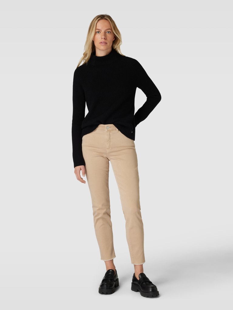 Marc Cain Slim Fit Jeans mit Fransen (sand) online kaufen