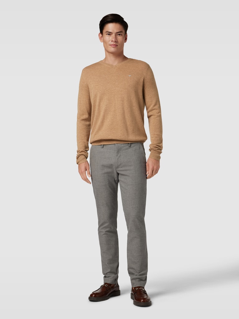 Fynch-Hatton Strickpullover aus Woll-Kaschmir-Mix (camel) online kaufen