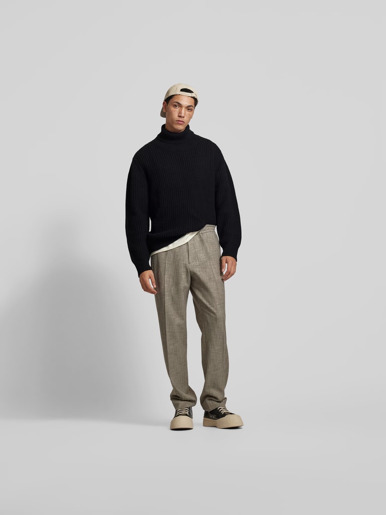 WON HUNDRED Pullover mit gerippten Abschlüssen (black) online kaufen