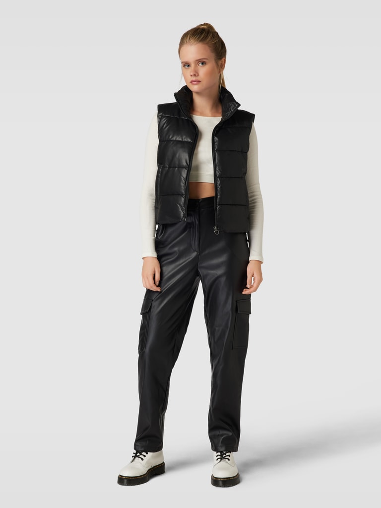 Only Bodywarmer met opstaande kraag, model 'ANJA' in zwart online kopen ...