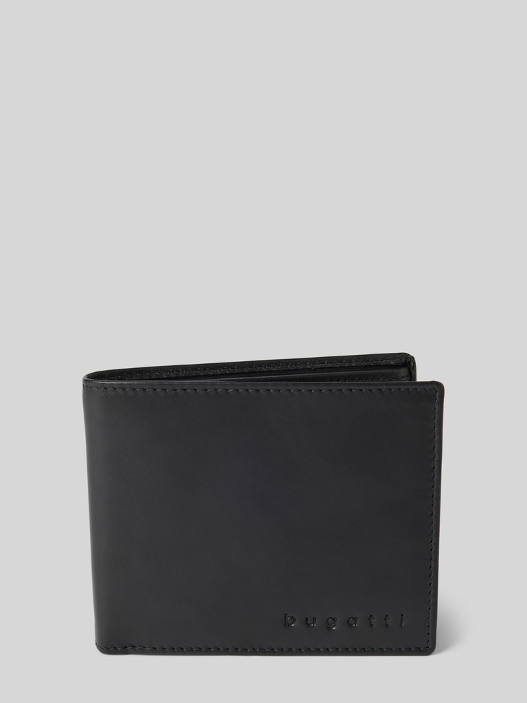 bugatti Leren portemonnee met label in reliëf in online kopen | P&C