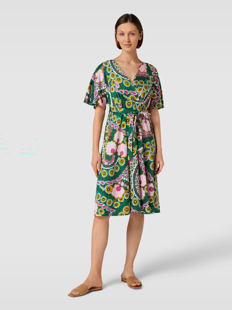 Weekend Max Mara Knielanges Kleid mit V-Ausschnitt Modell 'DIZZY ...