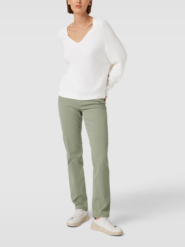 Cinque Strickpullover mit V-Ausschnitt Modell 'CIANDRA' (ecru) online kaufen