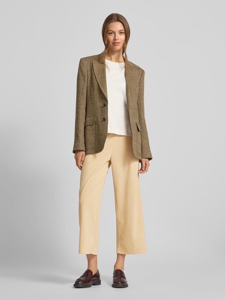 Soyaconcept Wide leg stoffen broek met verkort model, model 'Siham' in ...