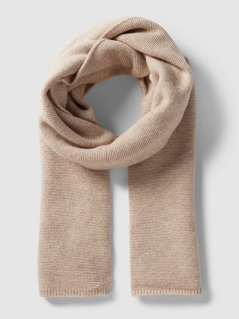 Lanius Schal mit gerippten Abschlüssen (sand) online kaufen