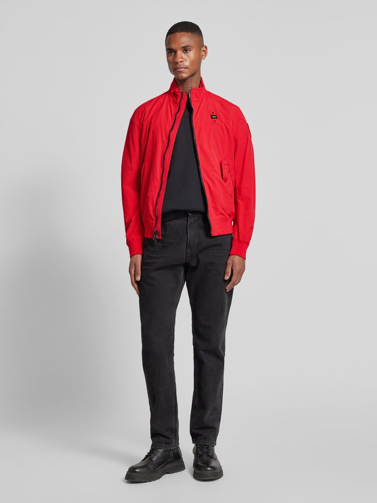 Blauer USA Jack met opstaande kraag, model 'ALWIN' in rood online kopen ...