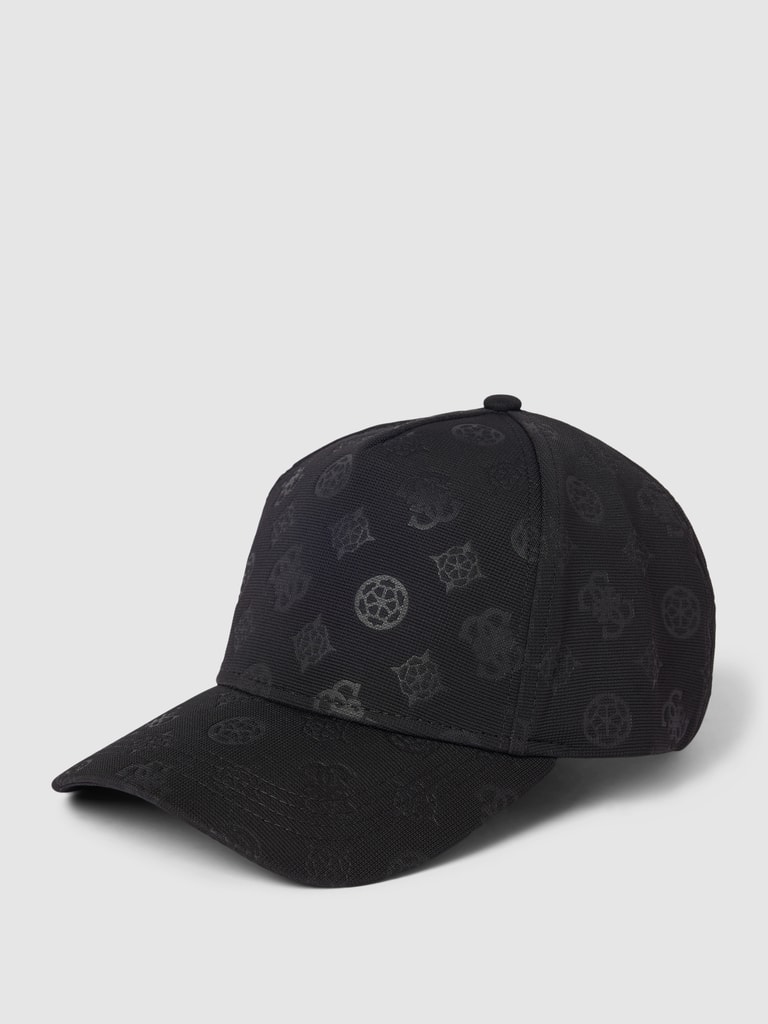 Guess Cap mit Allover-Print (schwarz) online kaufen