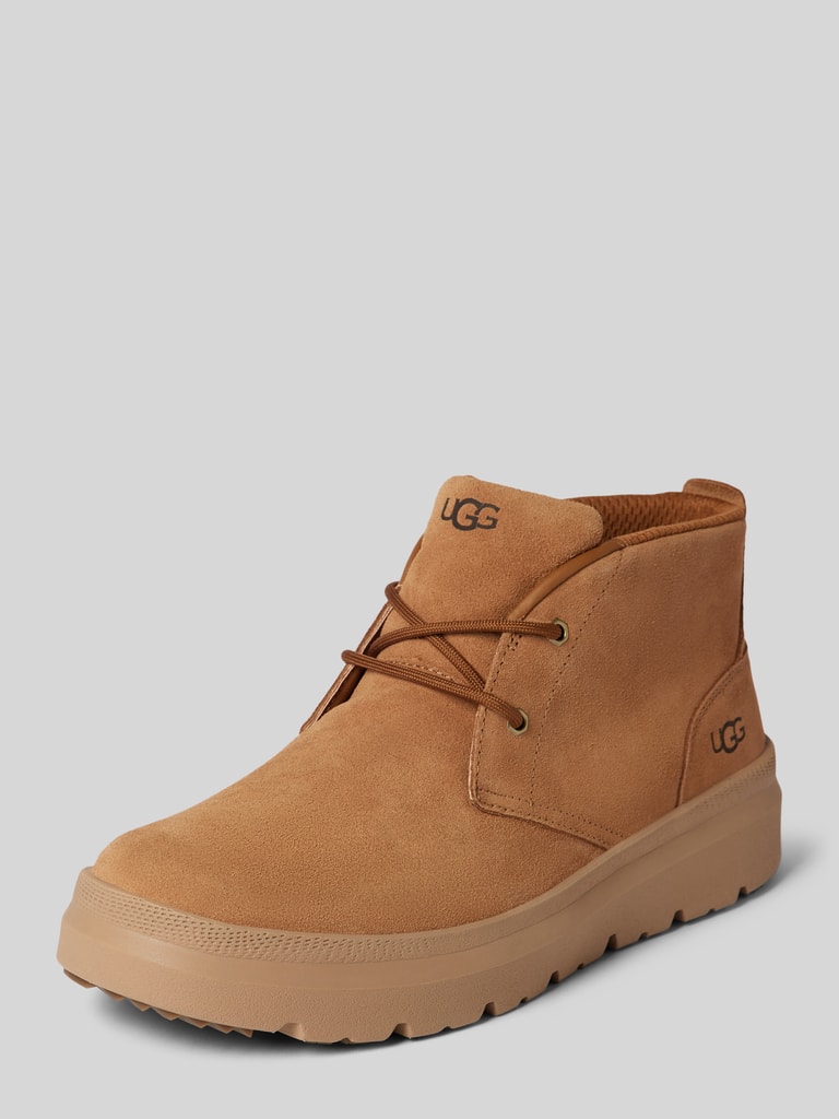 UGG Lederboots mit Label-Print Modell 'BURLEIGH' (cognac) online kaufen