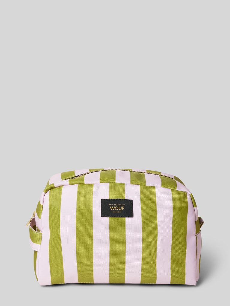 WOUF Make-uptasje met labelbadge, model 'Cabana' in olijfgroen online ...