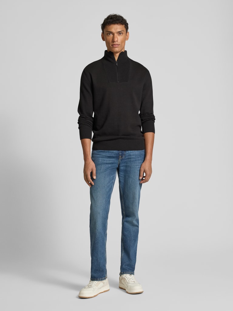 Kup online Tom Tailor Denim Bluza z kołnierzem o kroju regular fit z ...