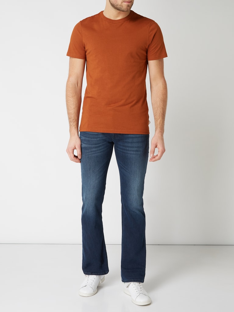Diesel Stone-washed bootcut jeans in jeansblauw online kopen | P&C