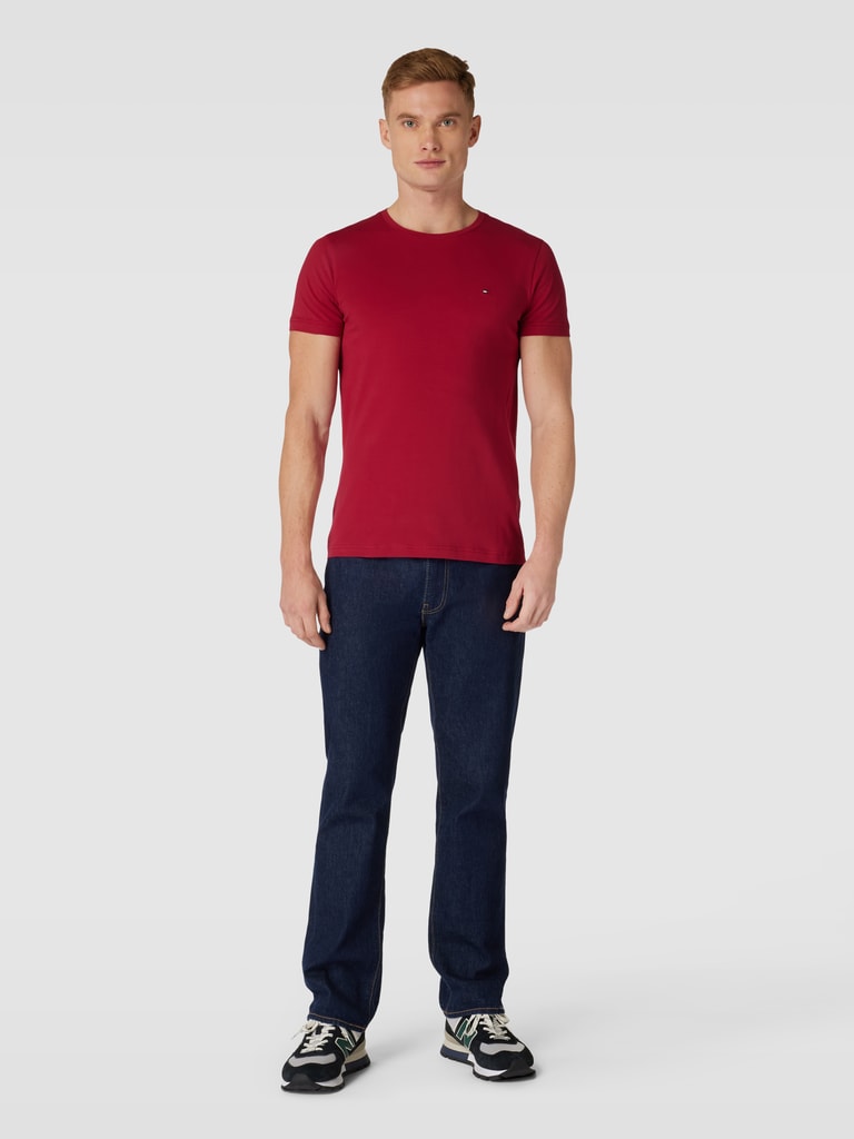 Tommy Hilfiger T-Shirt mit Label-Detail (kirsche) online kaufen