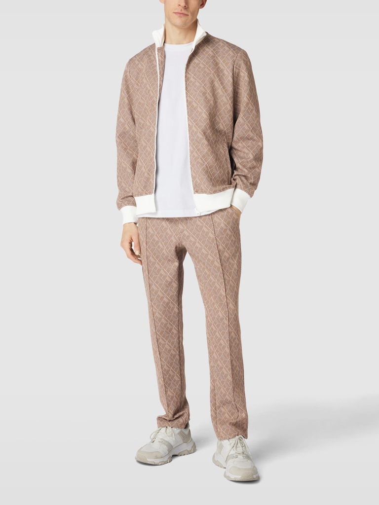 MCNEAL Sweatjacke mit Allover-Muster Modell 'CLAUDE' (hazel) online kaufen