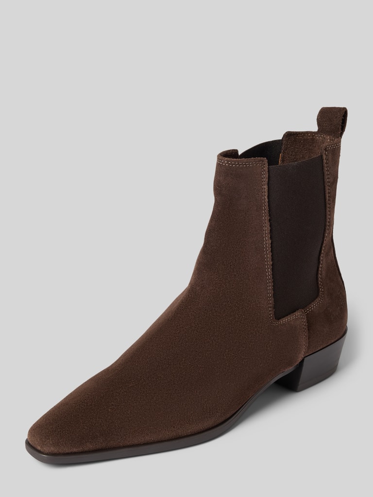 Copenhagen Lederstiefeletten mit elastischen Einsätzen (schoko) online ...