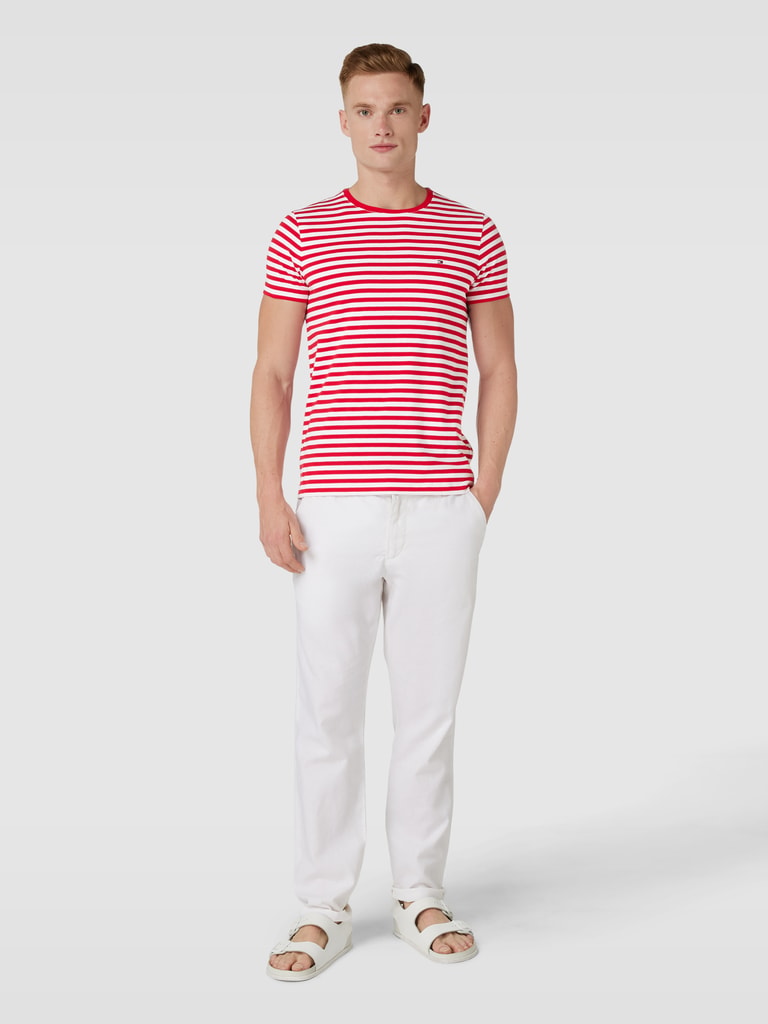 Tommy Hilfiger T-Shirt mit Label-Detail (rot) online kaufen