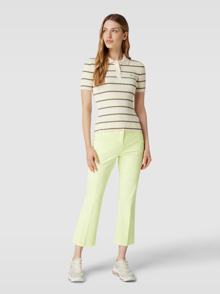 Cambio Hose mit Label-Patch Modell 'Stella' (gelb) online kaufen