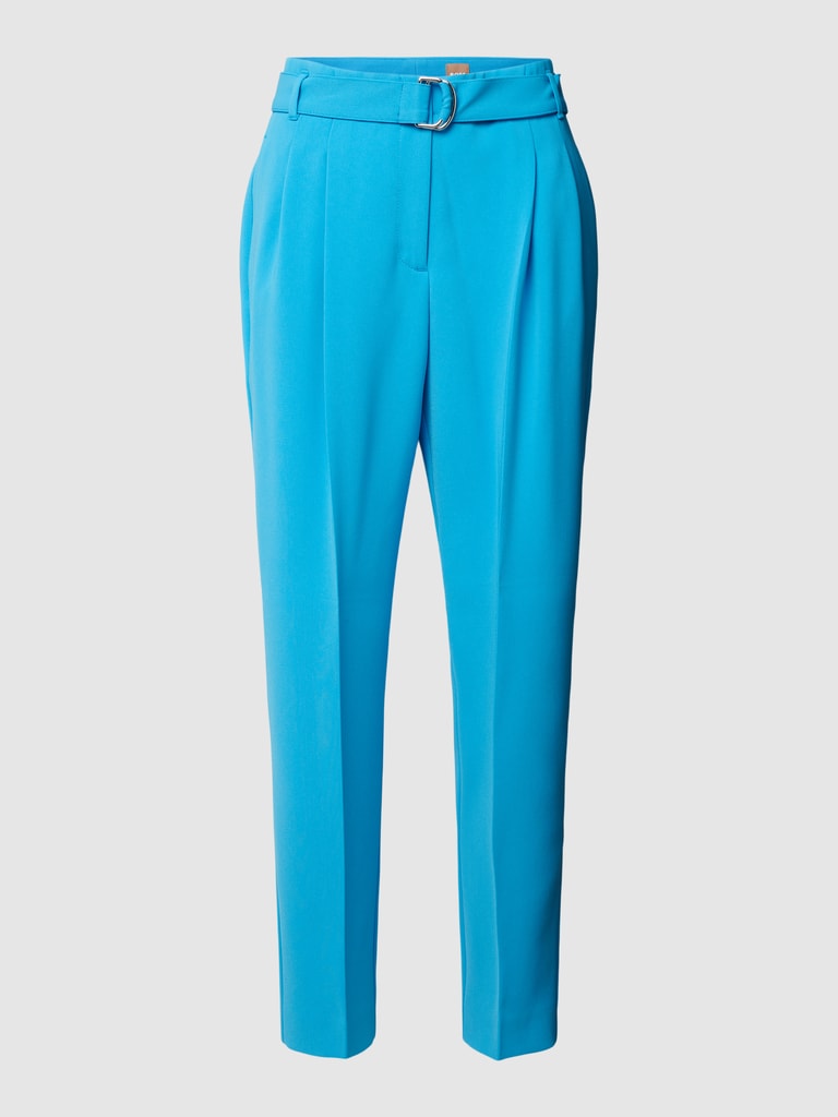 BOSS Stoffhose mit Gürtel Modell 'Tapiah' (royal) online kaufen