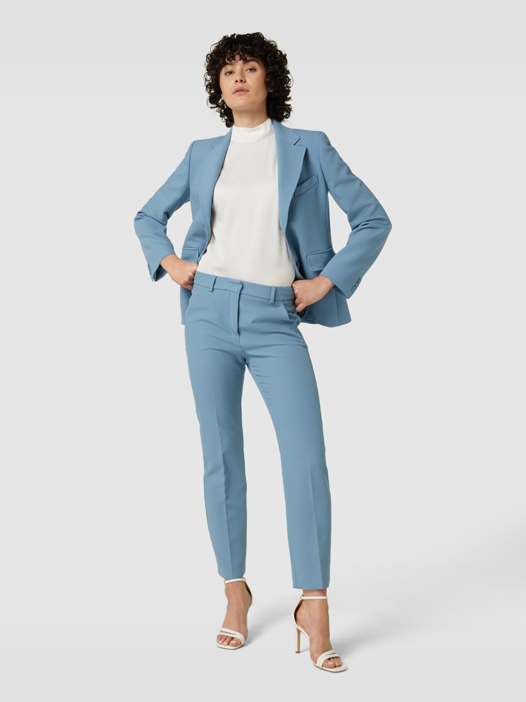 Weekend Max Mara Broek met bandplooi en smalle pasvorm met persplooien ...
