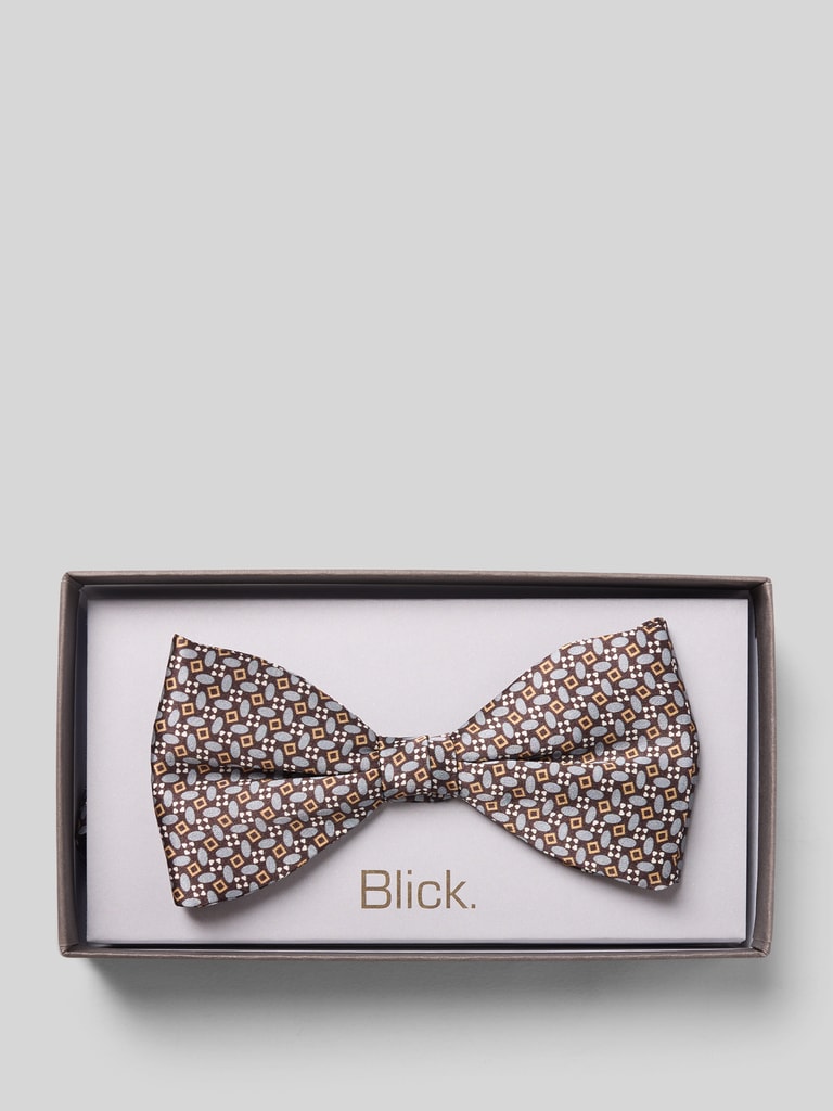 Blick Strik van zijde in all-over look, model 'Jeremy' in marineblauw ...