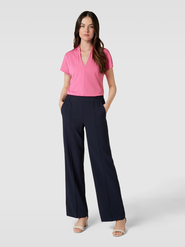 FREE/QUENT Bluse mit Ziernaht Modell 'Yrsa' (pink) online kaufen