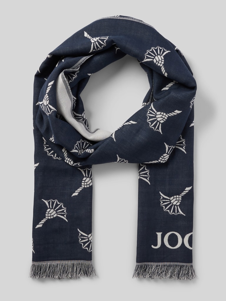 Kup online JOOP! Collection Szal z mieszanki modalu i wełny model ...