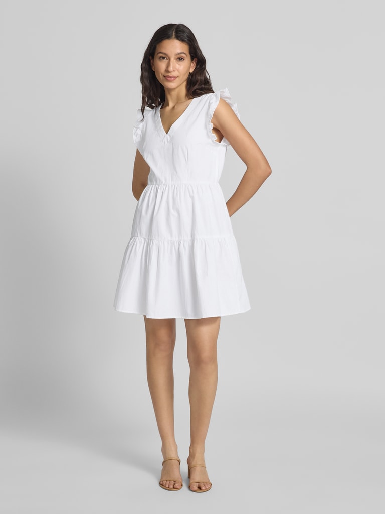 Kup online Vero Moda Sukienka casualowa o luźnym kroju z dodatkiem ...