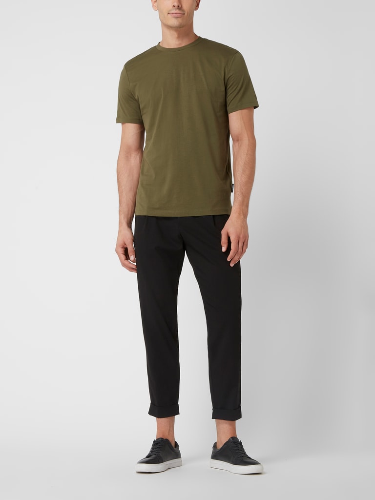 Strellson T-Shirt aus Baumwolle Modell 'Clark' (oliv) online kaufen