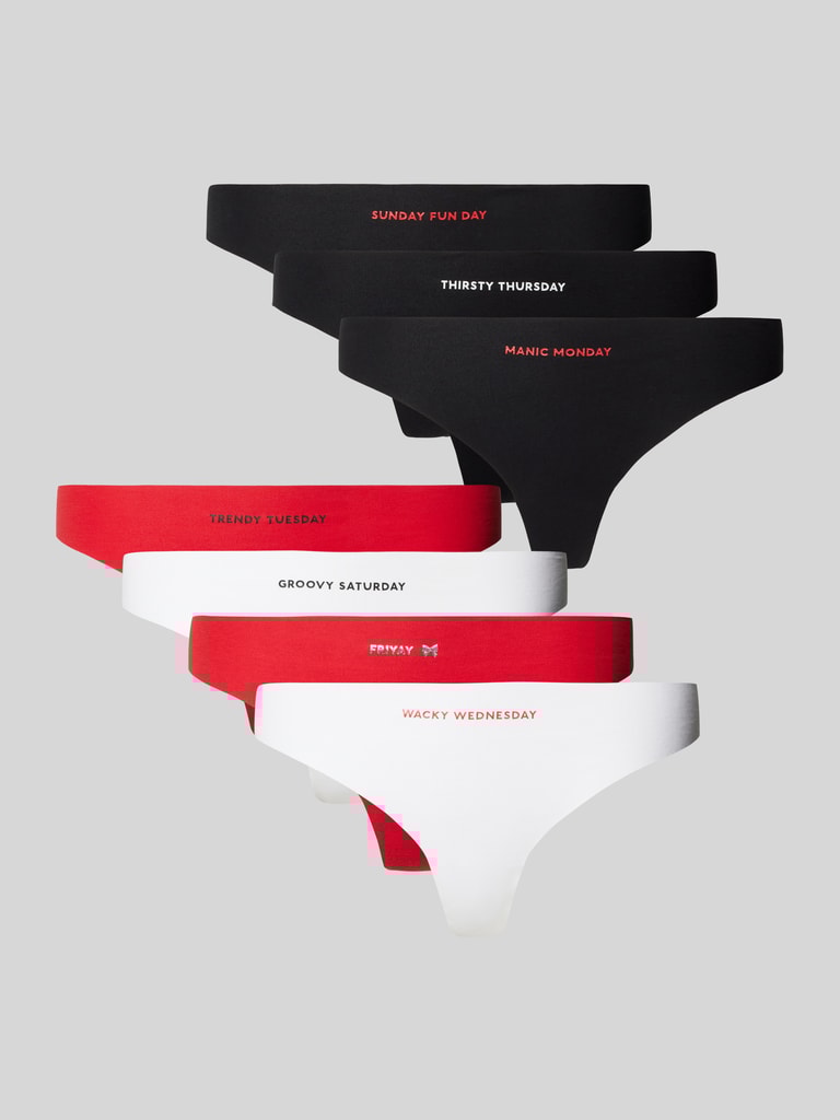 HUGO String mit elastischem Bund im 7er-Pack (black) online kaufen