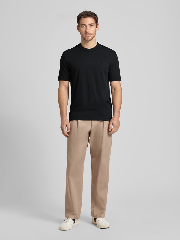BOSS Regular Fit T-Shirt aus reiner Baumwolle Modell 'H-TAUT 15' (black ...