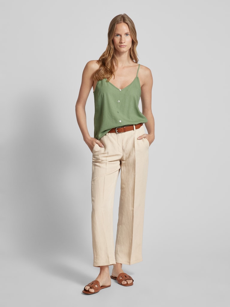 Raffaello Rossi Broek in verkorte pasvorm, model 'OLESSA 7/8' in beige ...