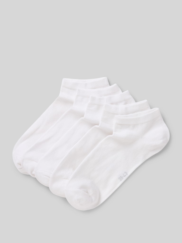 camano Sneakersocken im 5er-Pack mit gerippten Bündchen (weiss) online ...