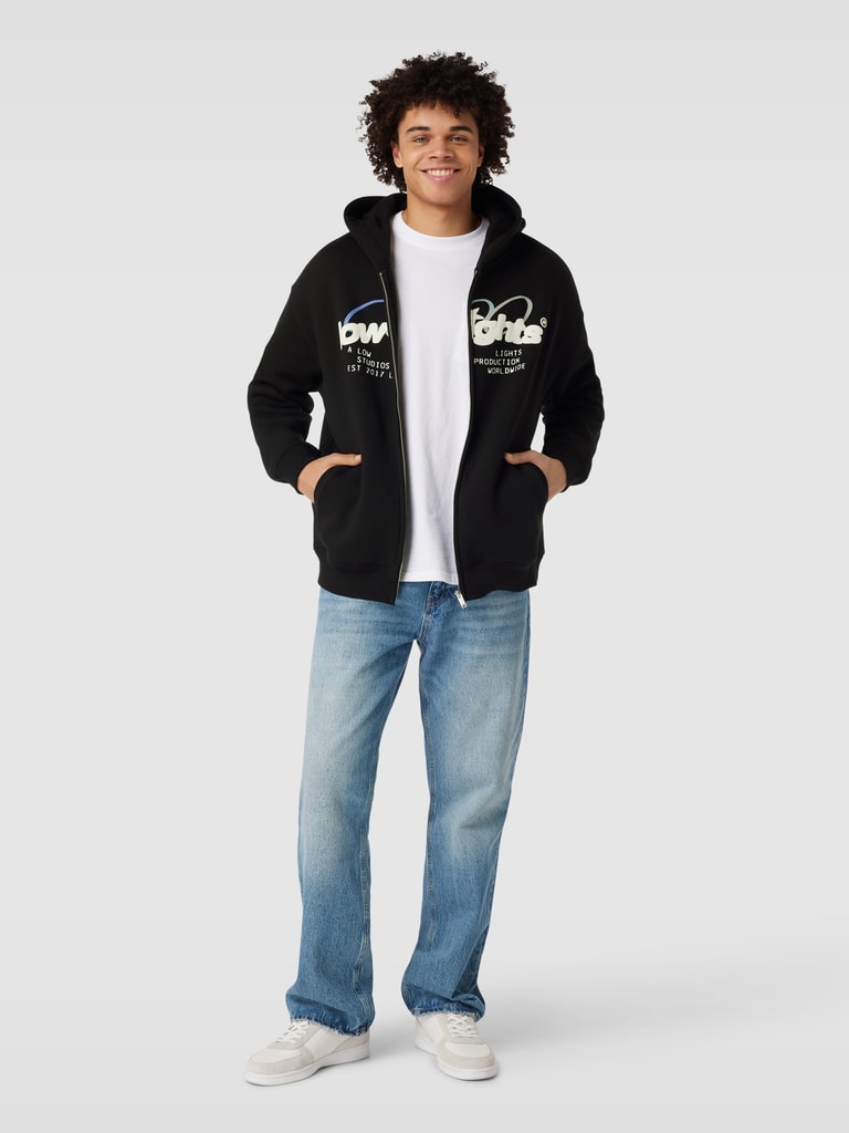 Low Lights Studios Sweatjacke mit Kapuze (black) online kaufen