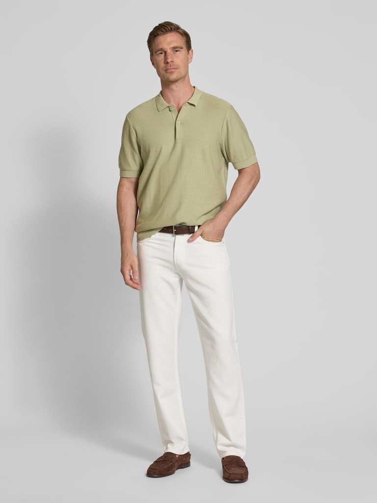 Casual Friday Relaxed Fit Poloshirt mit Strukturmuster Modell 'EDWARD ...