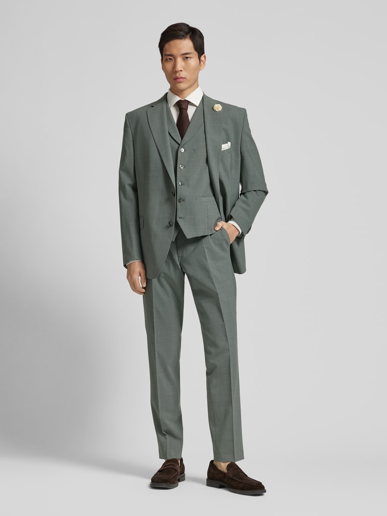 Carl Gross Slim fit 2-knoops colbert, model 'Shelby' in groen online ...